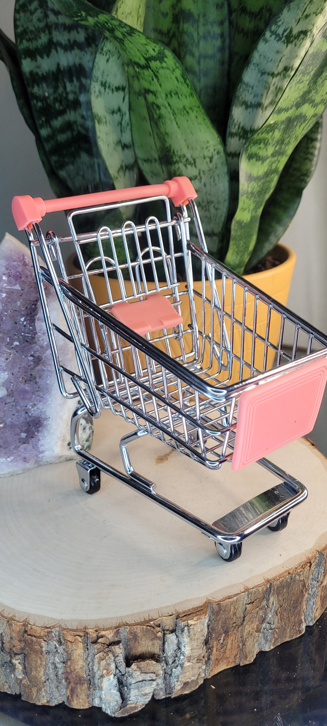 Mini Shopping Cart, Toy Shopping Cart, Desk Decor, Washi Tape Holder ...