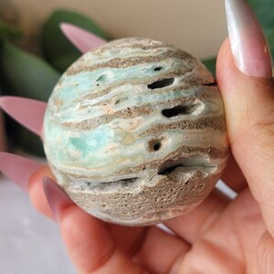Rare Hemimorphite Crystal Sphere, Stunning Healing Stone, Balance and ...
