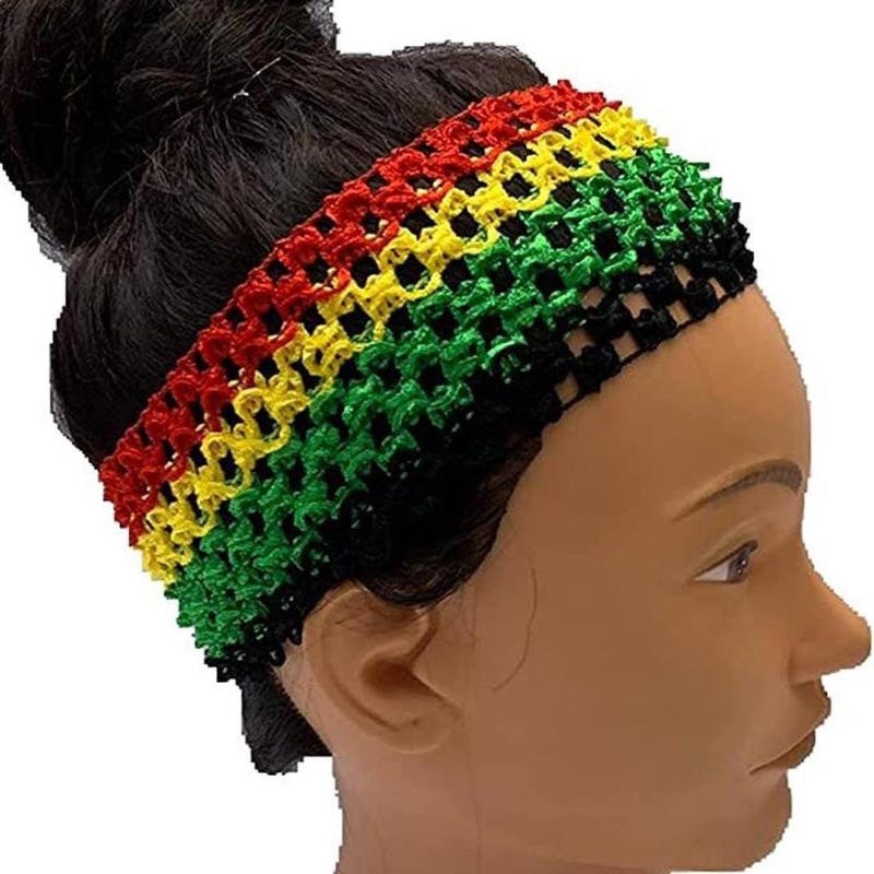 Rasta Headband - Etsy