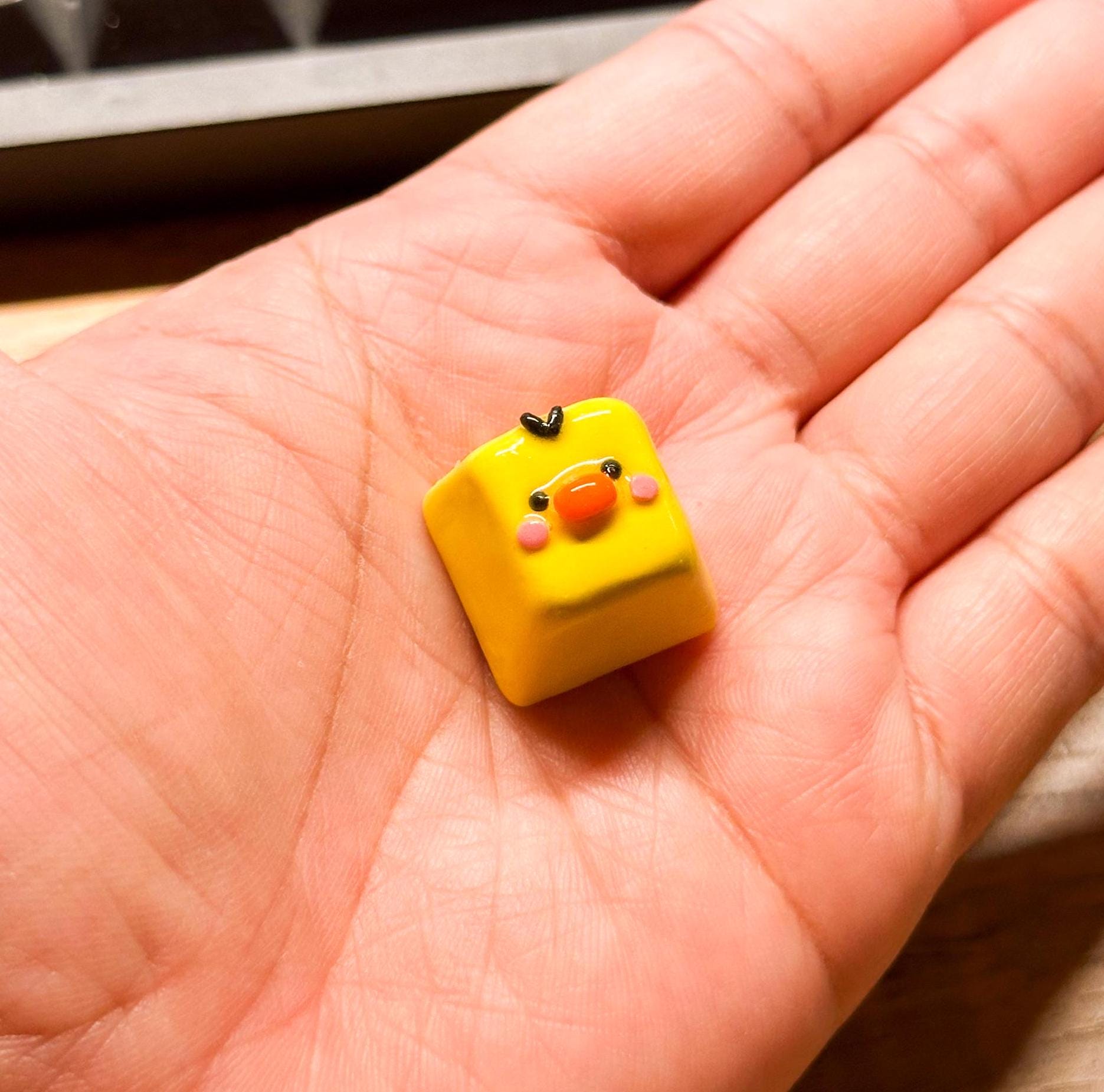 Cute Artisan Polymer Clay Keycap Characters - Etsy