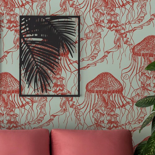 Pink Wall Covering for Bedroom Pink Paint Wallpaper Mural | Etsy