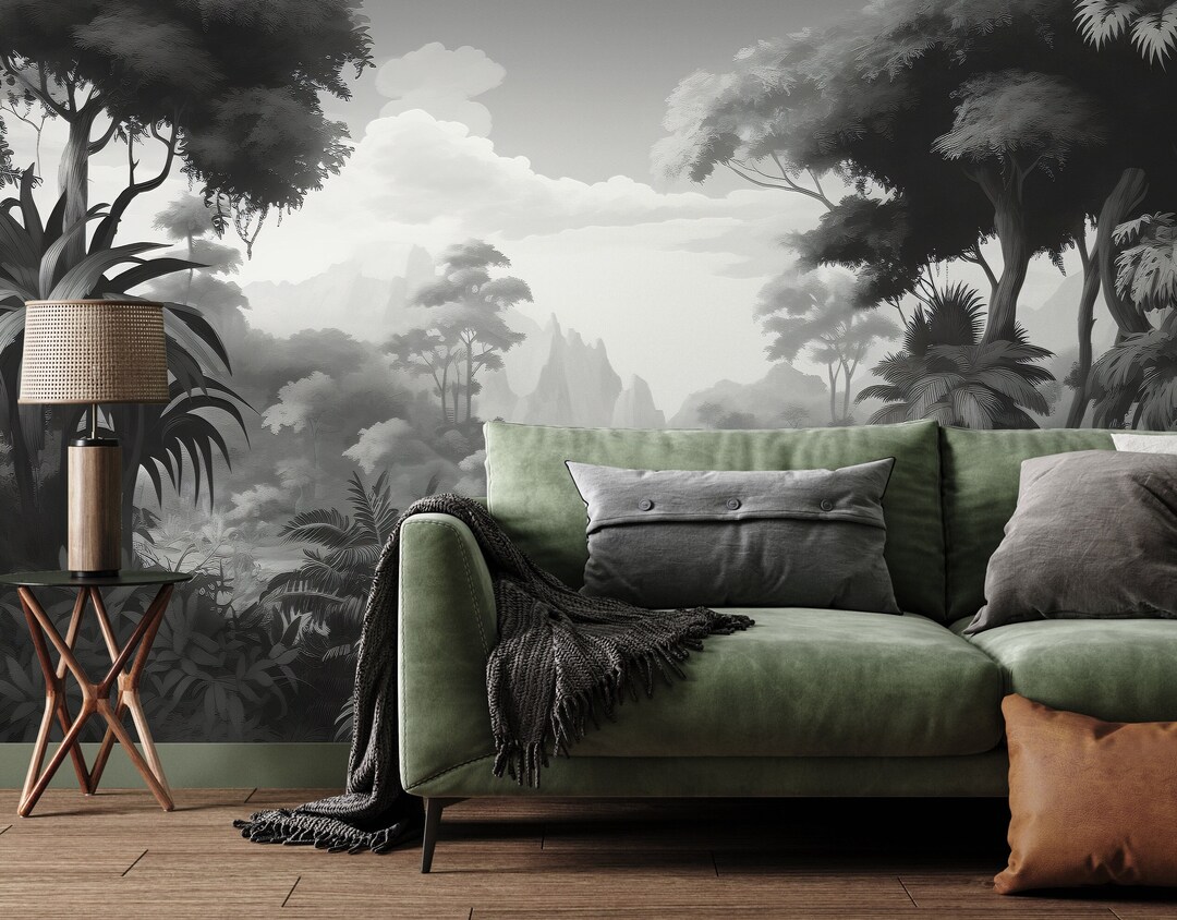 Mural Accent Wall Mural, Prepasted and Traditional, Landscape Wallpaper ...