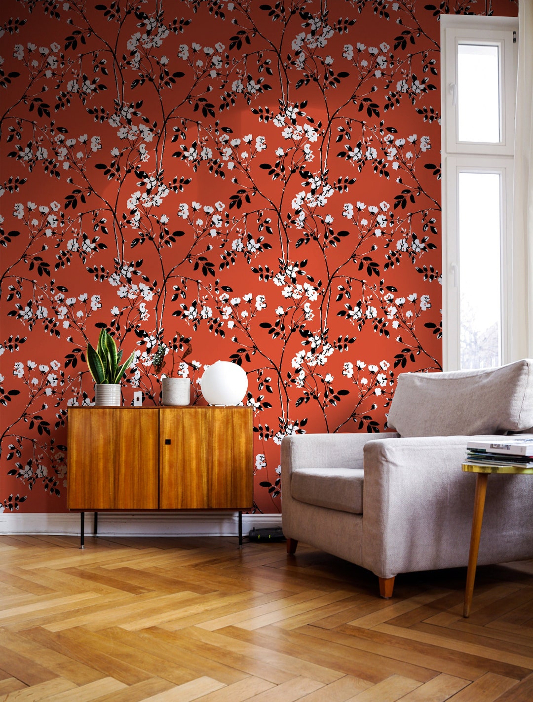 Spring Flower Wallpaper ,peel&stick and Traditional Wallpaper ...
