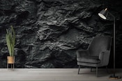Color Versions of Cave Wall, Imitation Cave Wallpaper, Dark Rock Cave ...