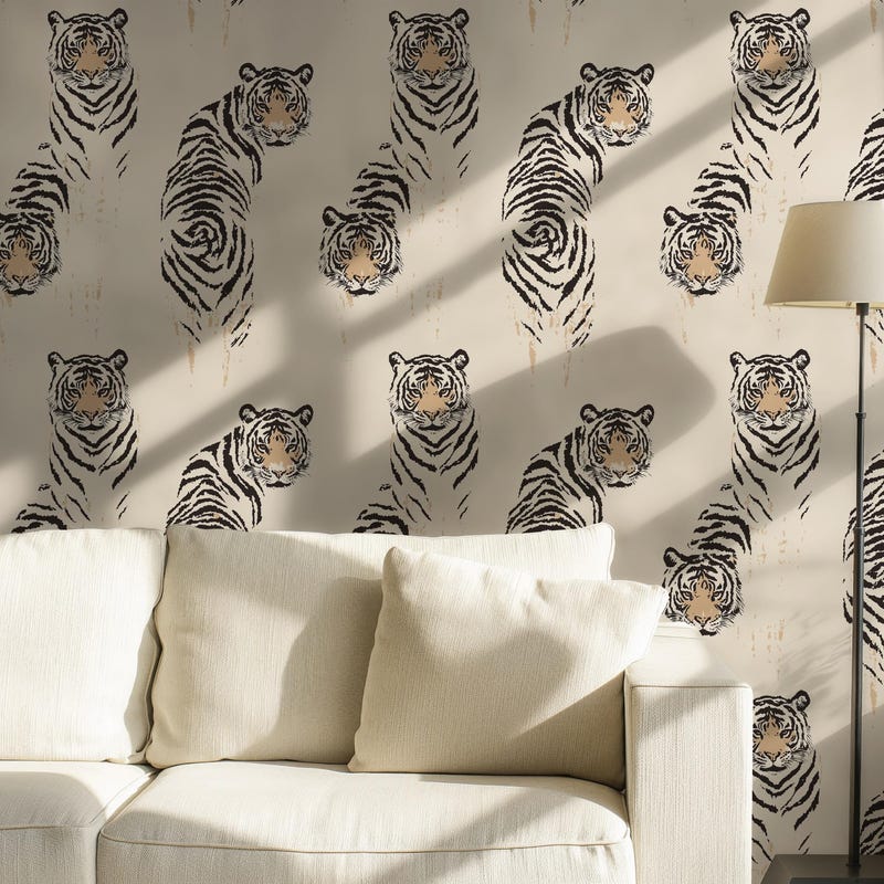 Tiger Wallpaper - Etsy