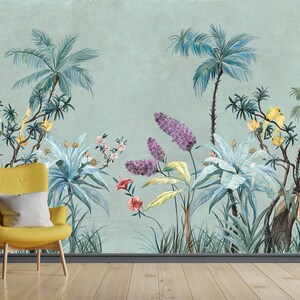 Chinoiserie Wallpaper, Vintage Chinoiserie Wallpaper With Birds Floral ...