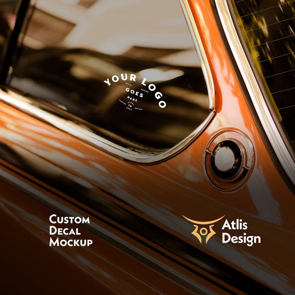 Car Decal Mockup - Etsy