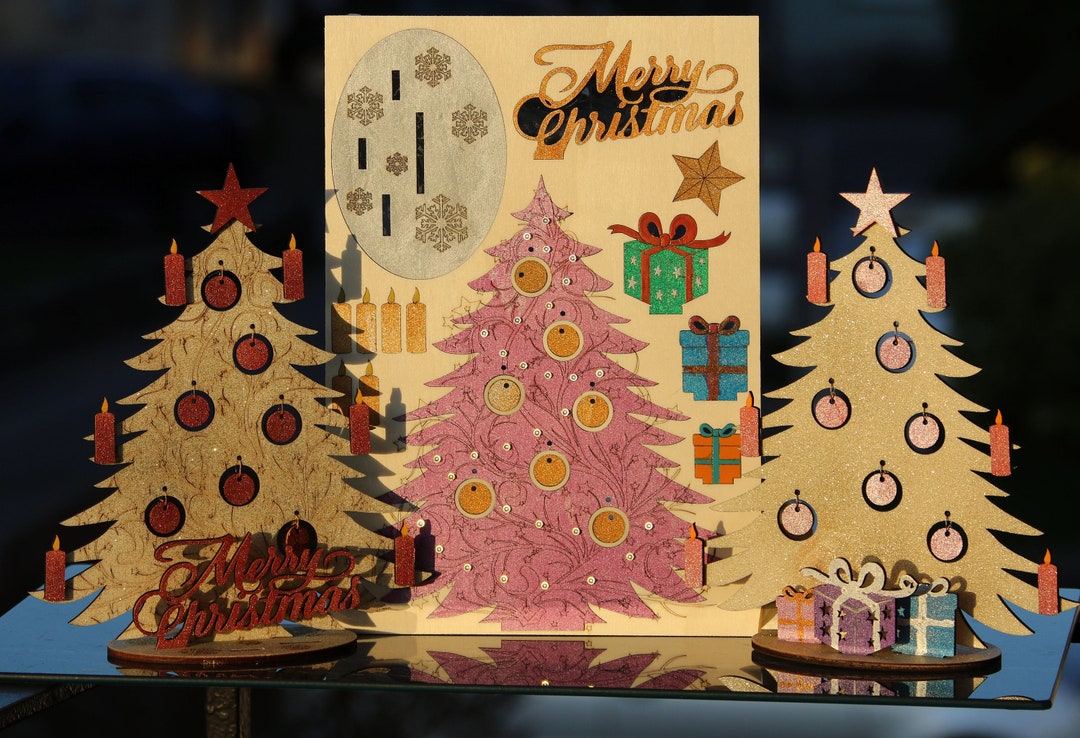 The Most Beautiful Christmas Tree, Lasercut, Svg, Lightburn Optimized ...