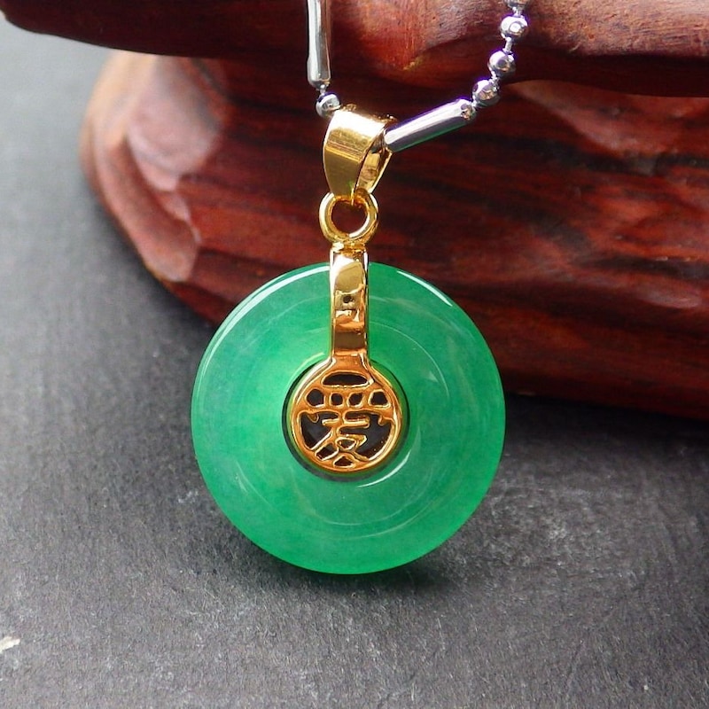 Chinese Jade Necklace - Etsy