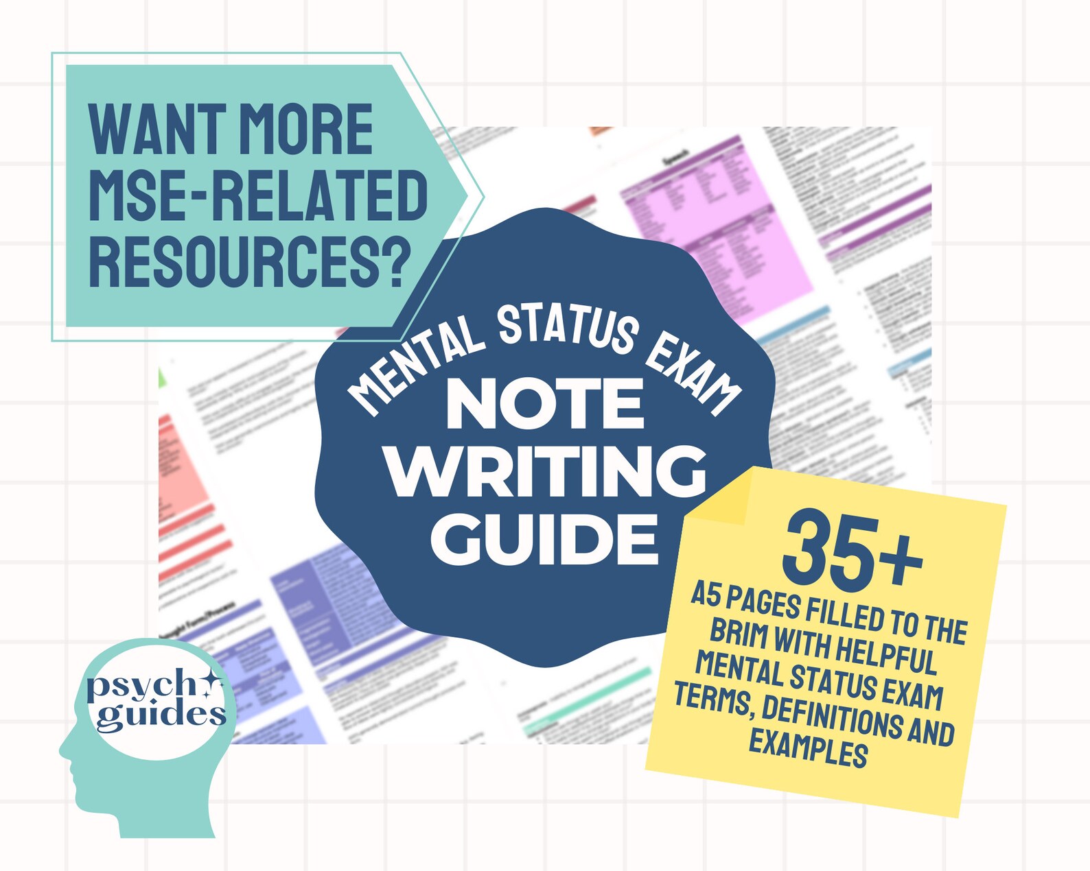 Mental Status Exam MSE Cheatsheet Perfect for Mental - Etsy
