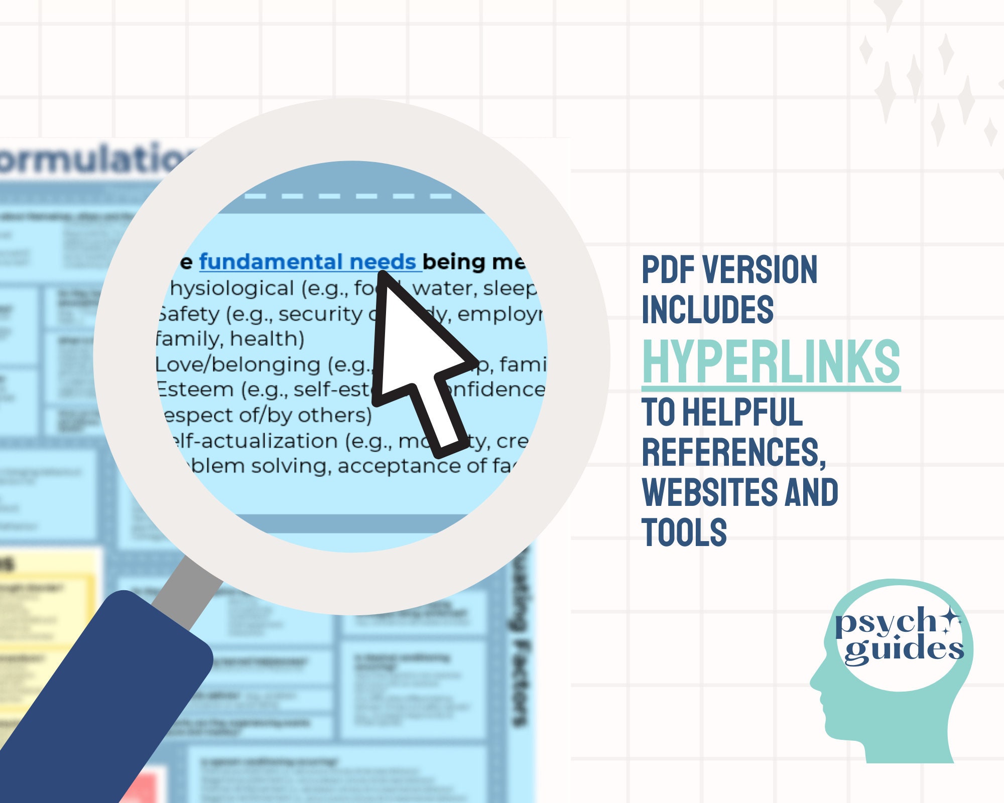 Biopsychosocial Case Formulation Cheatsheet Perfect for Creating ...