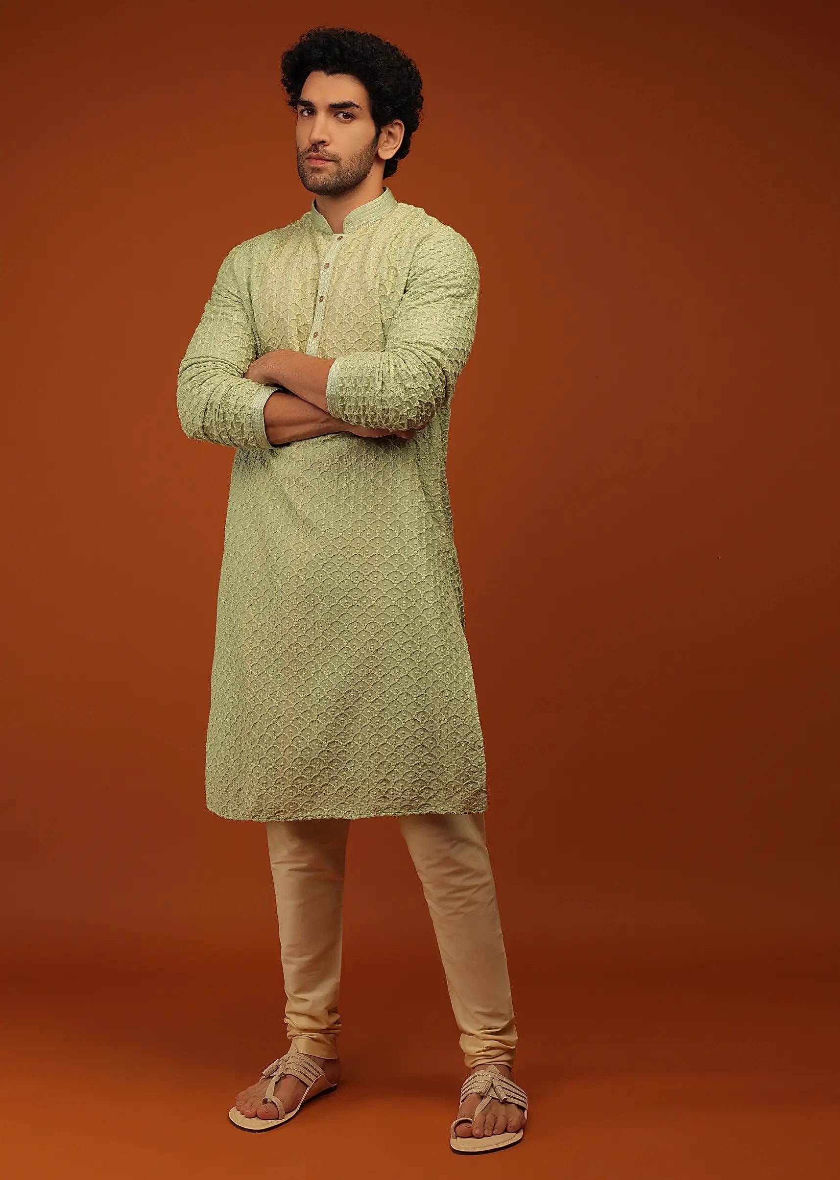Mens Chikankari Kurta Pyjama Set Indian Kurta Pajama Set for Men Indian ...