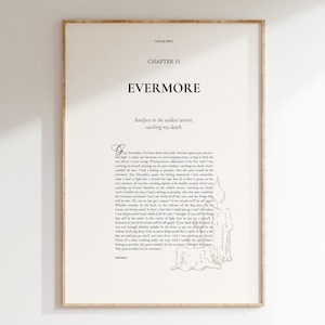 Evermore Poster Taylor Wall Art Digital Poster Girly Gift Fast Gift ...