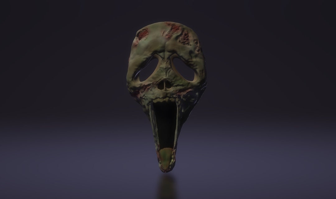 Screaming Ghost Mask Undead Zombie Scary Halloween STL - Etsy