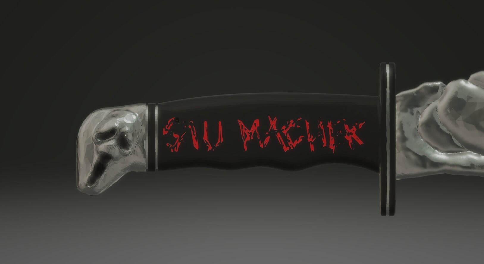Screaming Ghost Cult Knife Stu Macher Billy Loomis STL - Etsy