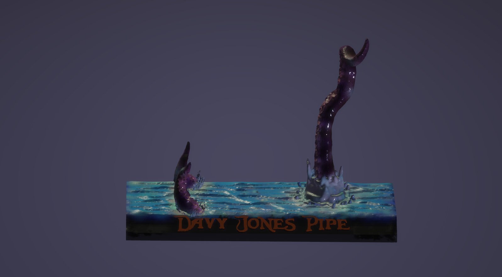 Davy Jones Pipe Kraken Holder Display Cosplay STL - Etsy