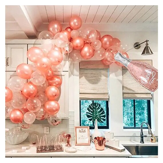 85pcs Rose Gold Confetti Celebrate Valentine's Champagne - Etsy