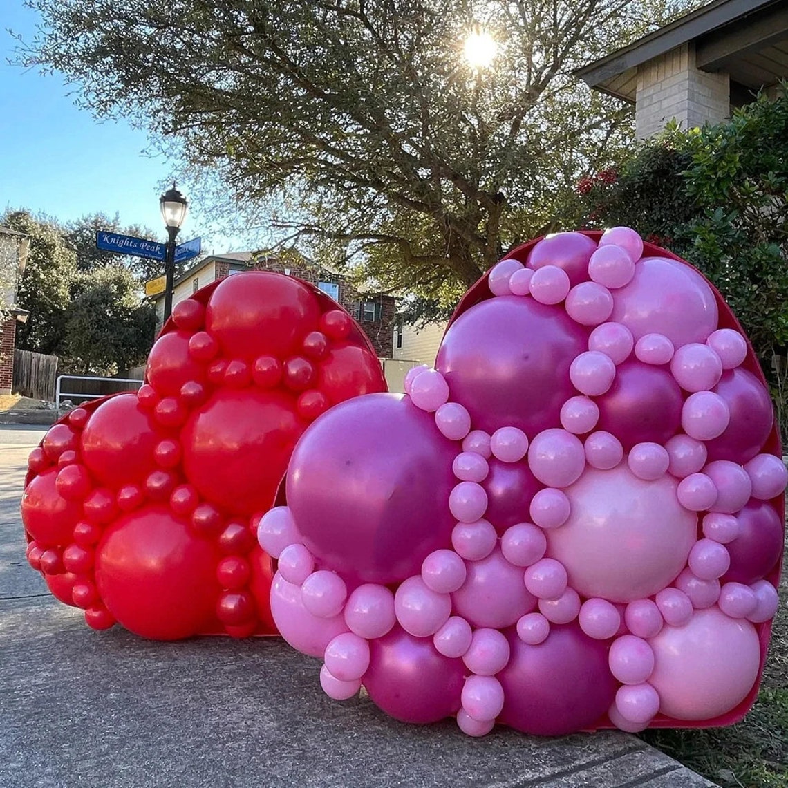 Big Love Heart Mosaic/ DIY Giant Balloon Frame/ Valentines Day - Etsy