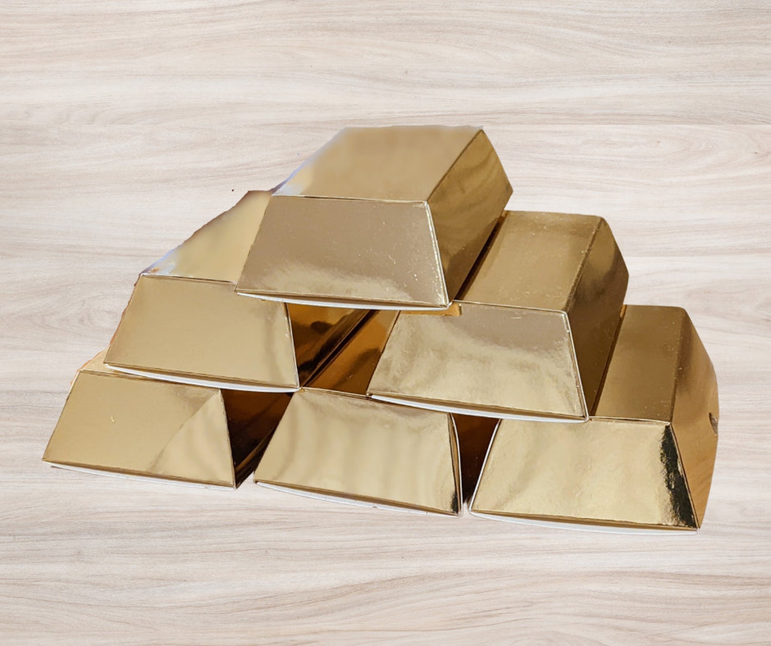 Gold Ingot - Gold Bar Gift Box - Instant Download SVG Cut File - Etsy