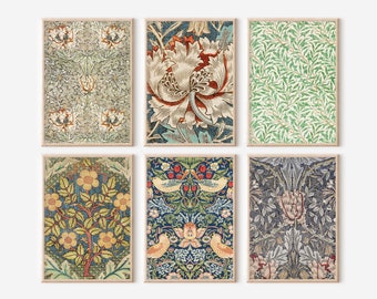 William Morris Digital Download Set of 3 Prints Art Nouveau - Etsy