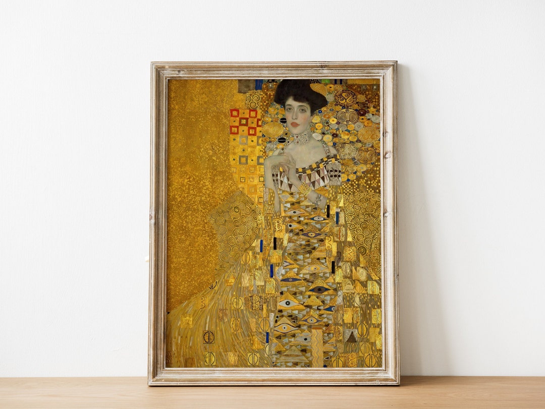 Gustav Klimt Print Download /art Nouveau Wall Art/gustav Klimt Poster ...