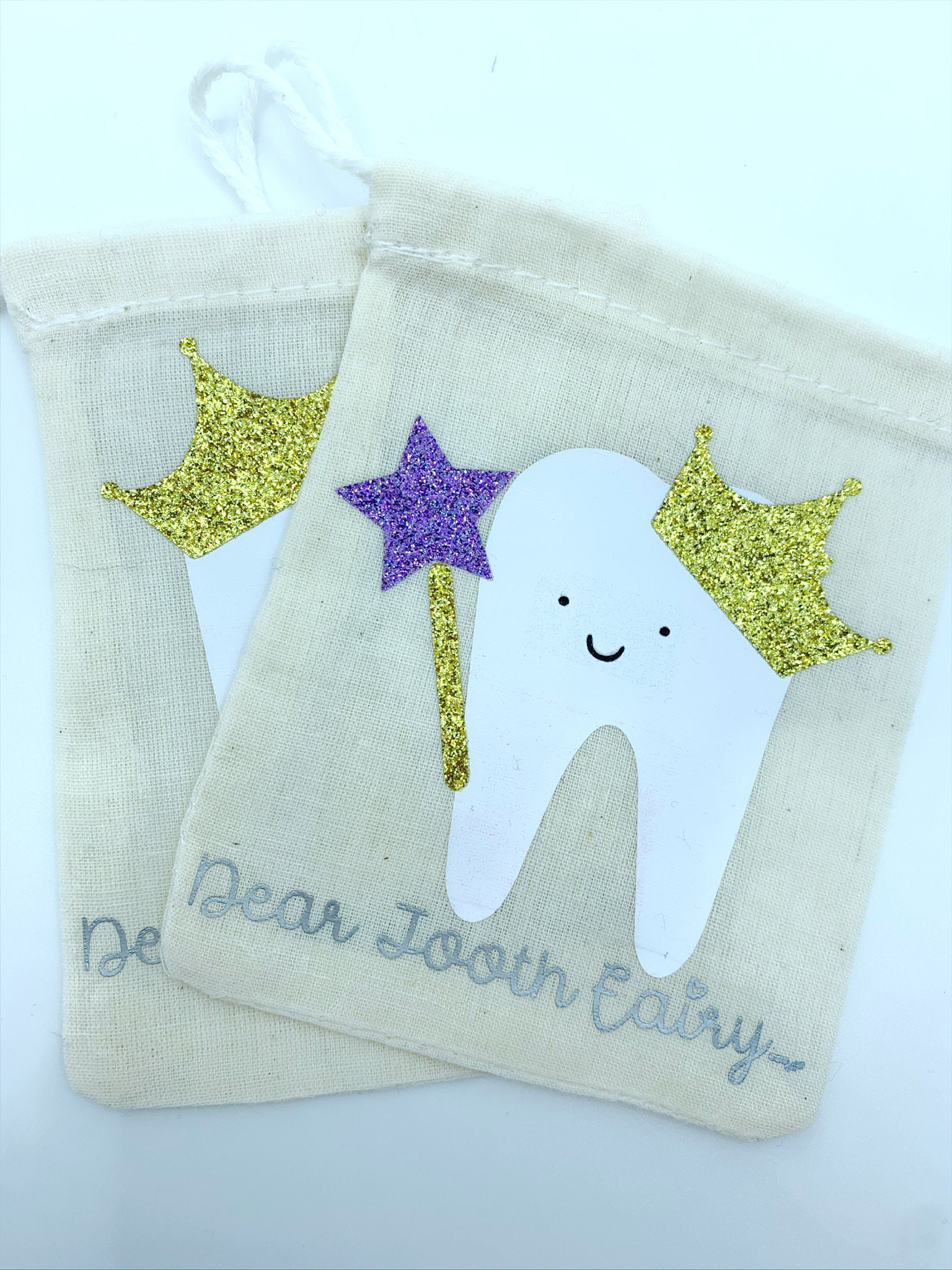 Cute Tooth Fairy Bags Tooth Fairy Coin Bag Tooth Bag. - Etsy UK