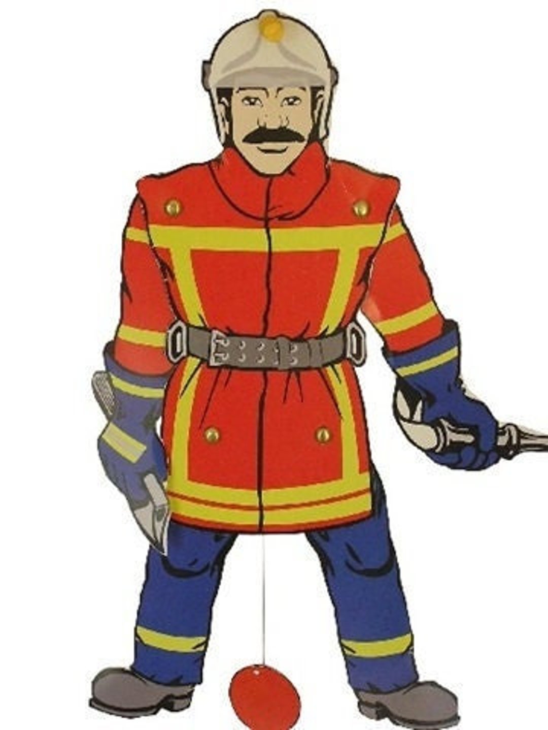 Fire Department Fireman Craft Jumping Jack Craft Sheet Kindergarten ...