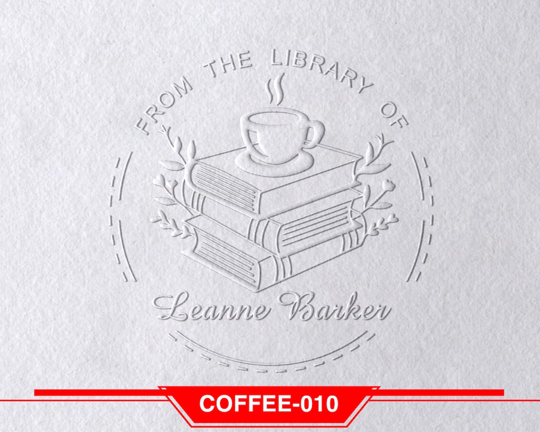 Personalized Book Embosser, Custom Book Stamp Embosser, Library ...