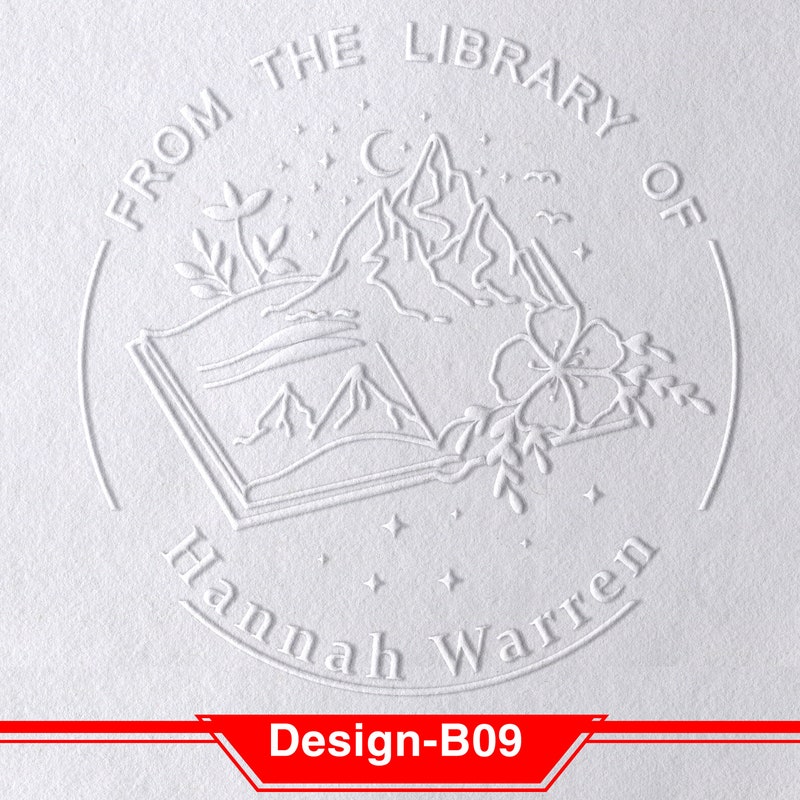 From the Library of Stickers - Etsy