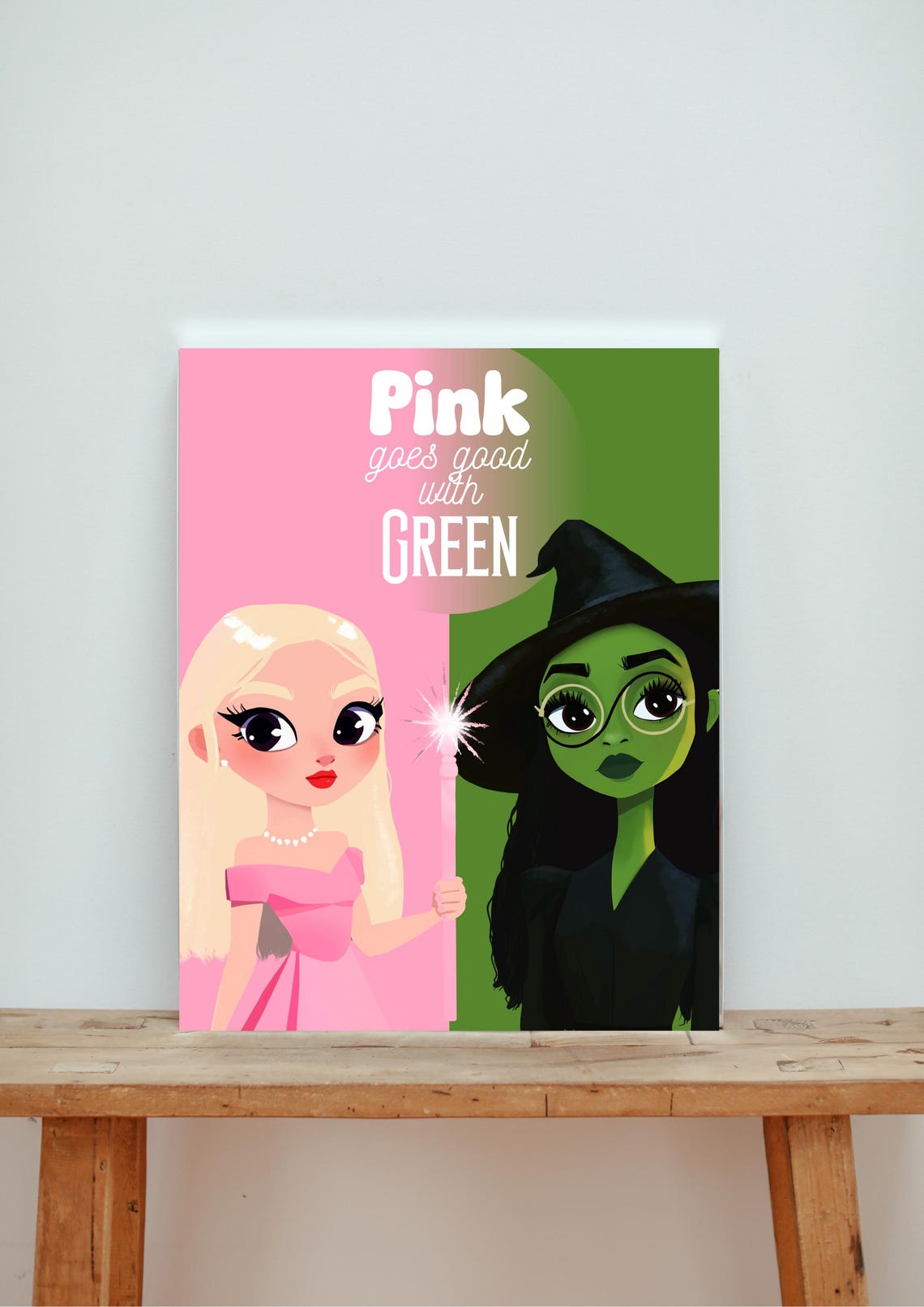 Wizard of Oz Art Print - Wicked Inspired - Available in A4, A5, A6 ...