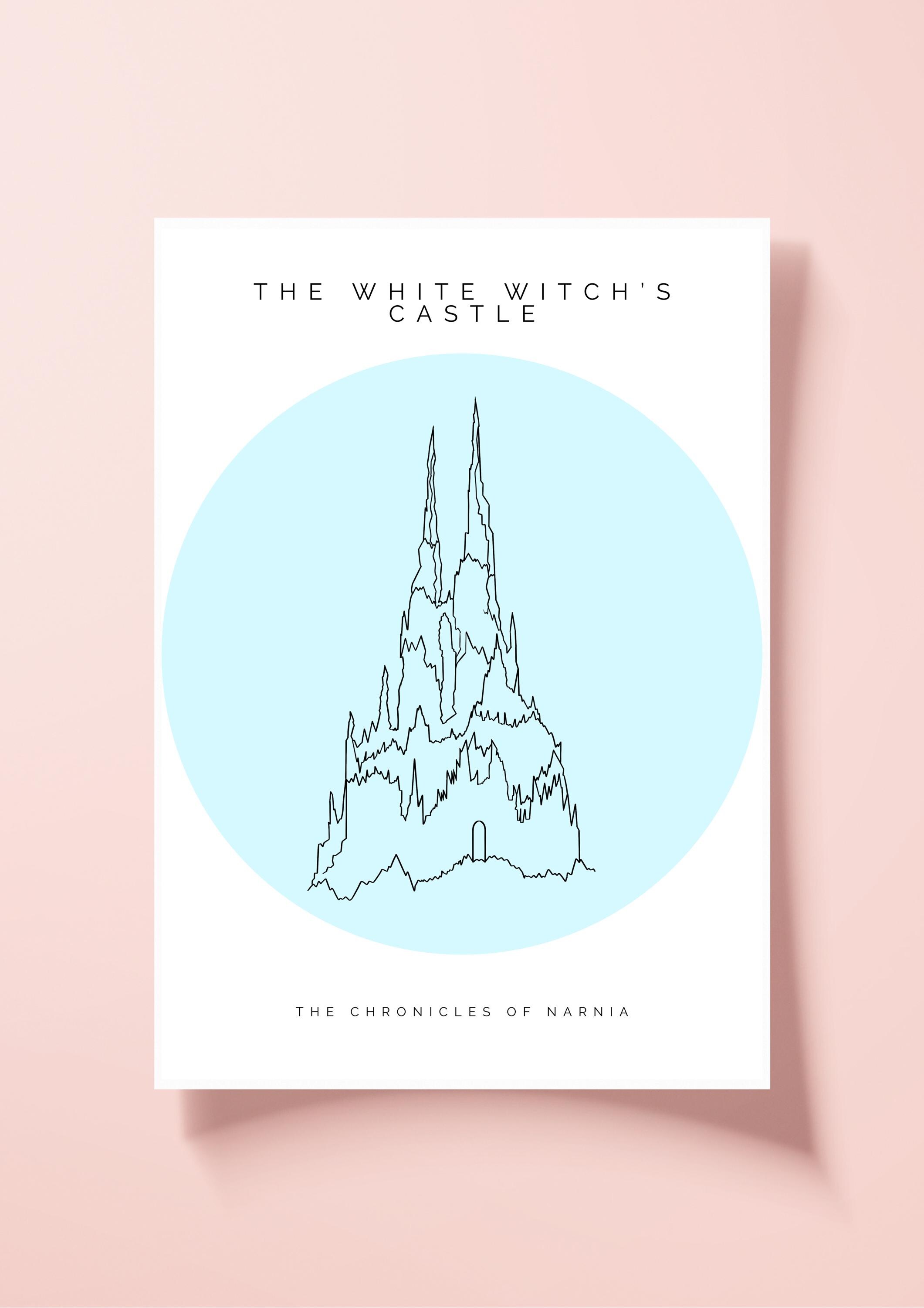 Narnia Art Print: the White Witch's Castle, Fantasy Illustration - Etsy