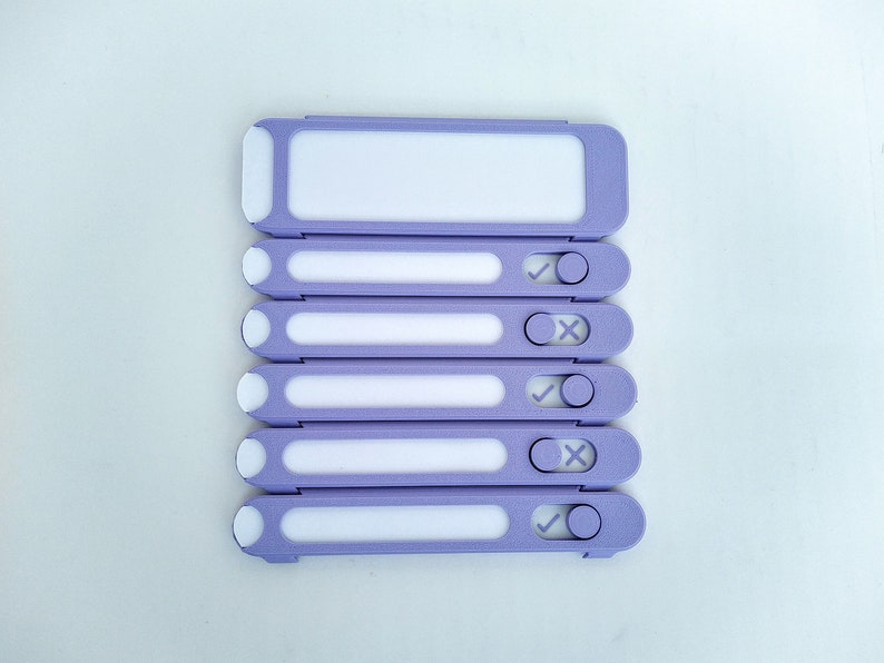 Modular Check List Customizable To-do List Kids Task List - Etsy