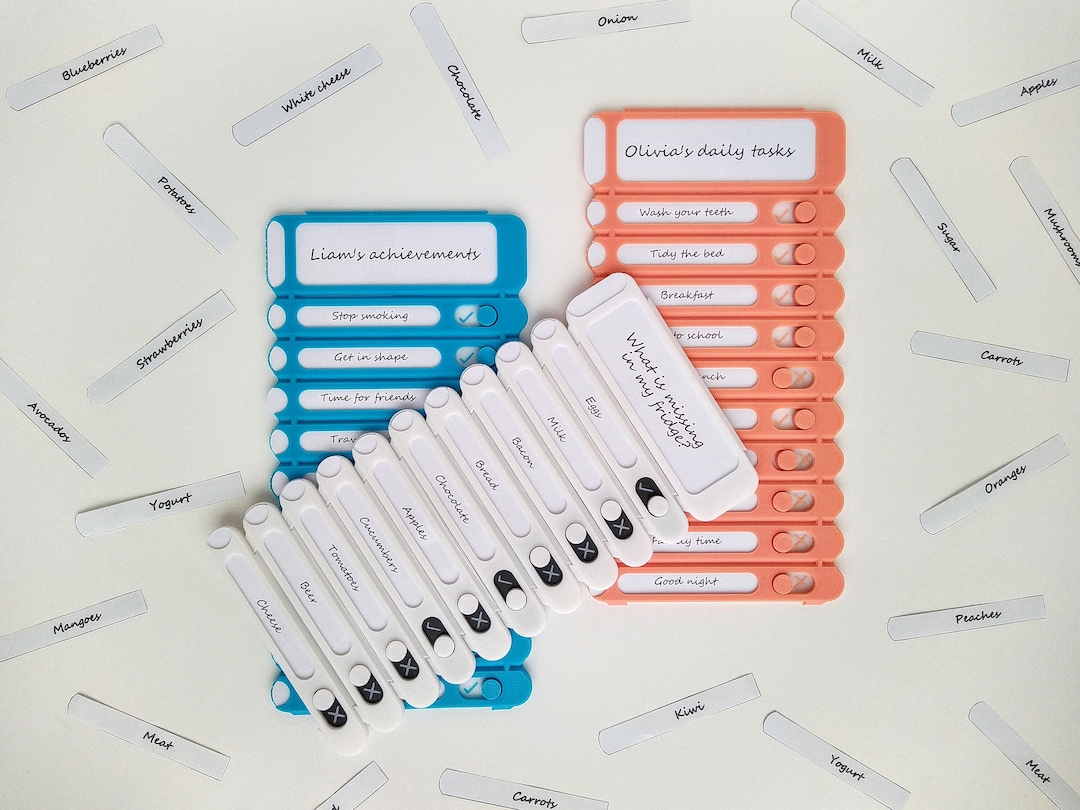 Modular Check List, Customizable To-do List, Kids Task List ...