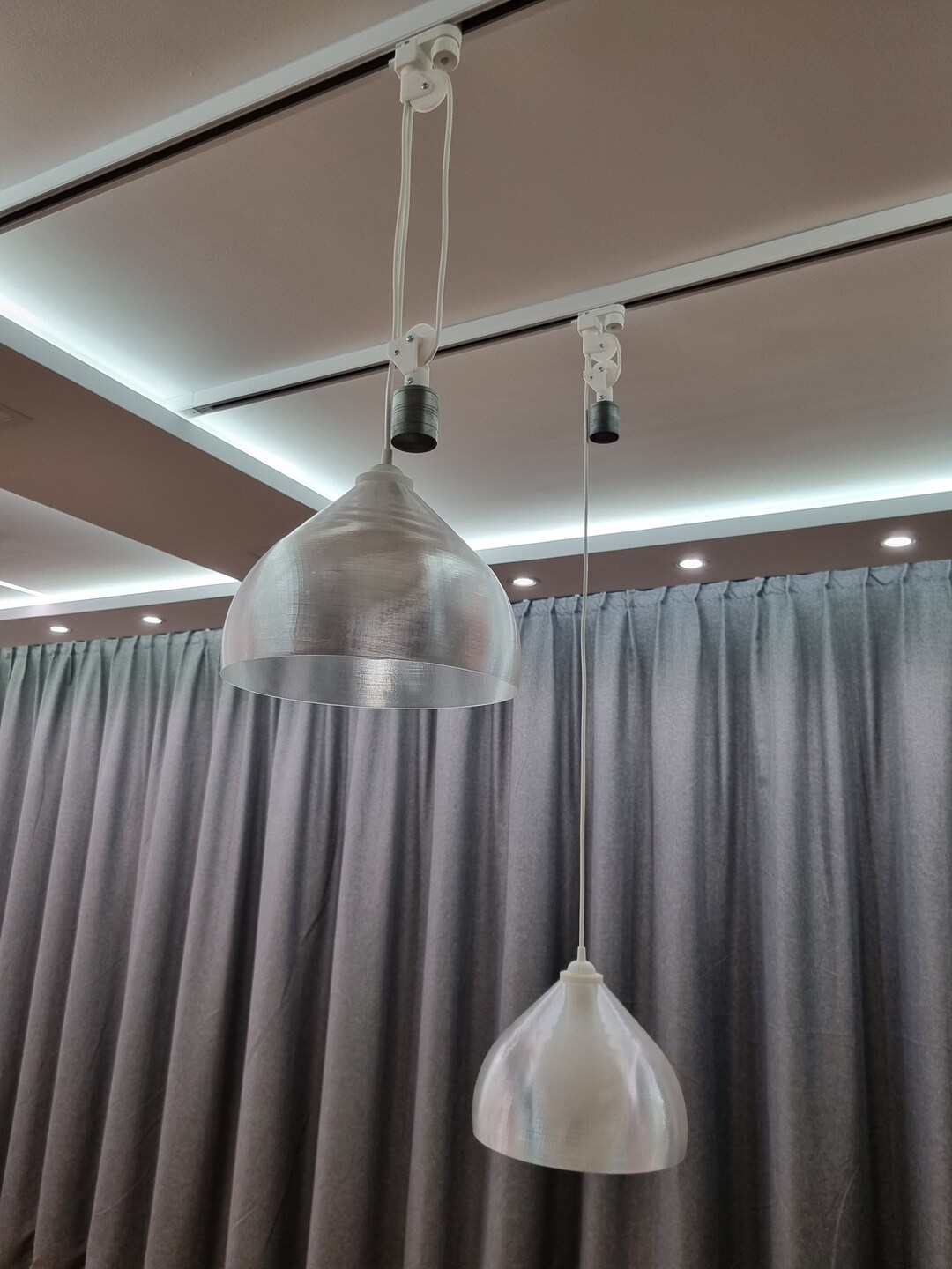 Lift Lamp, Lamp With Lifting Mechanism, Adjustable Height Light (3D ...