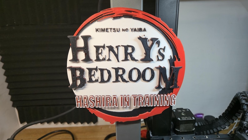 Demon Slayer Door Sign/plaque Customisable - Etsy