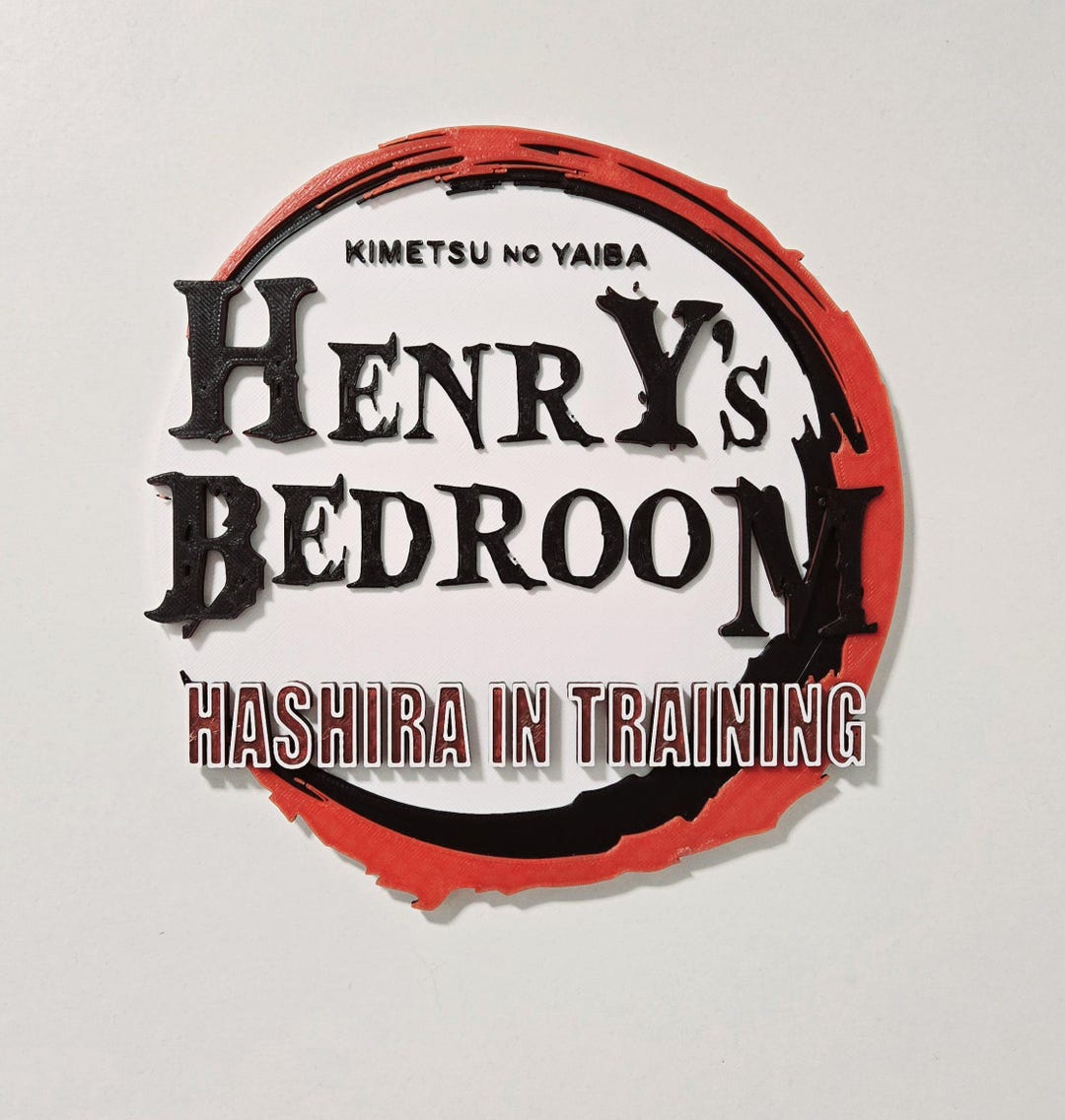 Demon Slayer Door Sign/plaque Customisable - Etsy