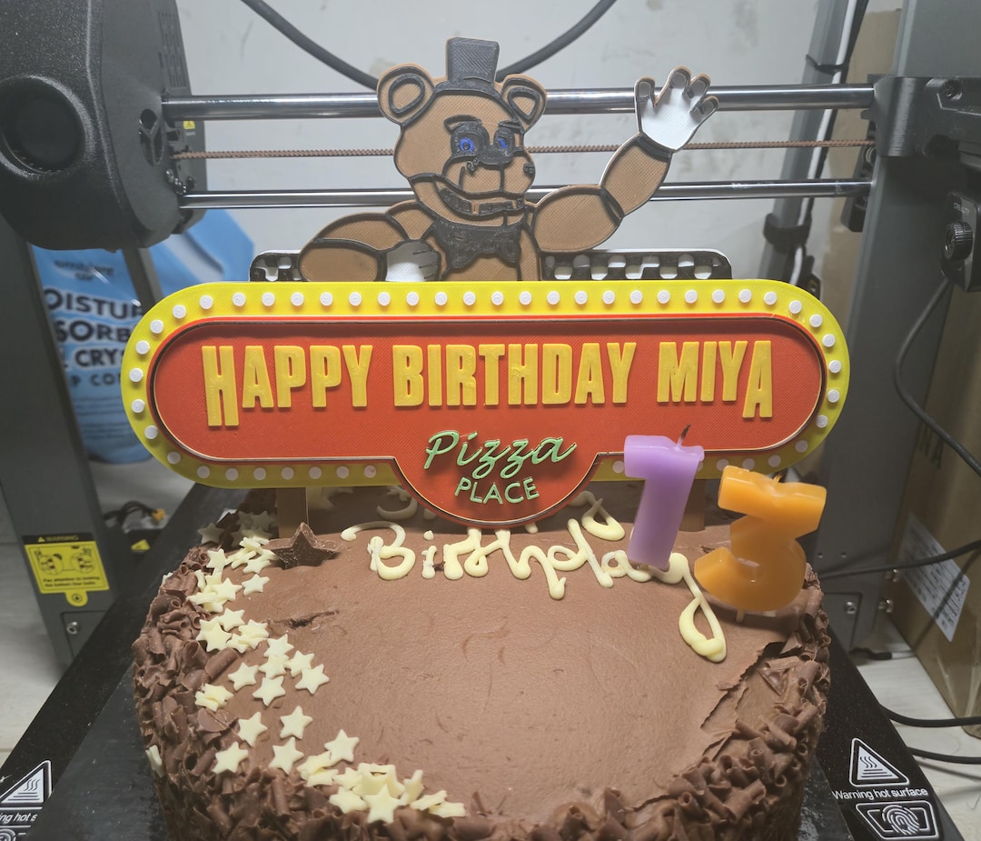 Fnaf/five Nights at Freddies Cake Topper - Etsy