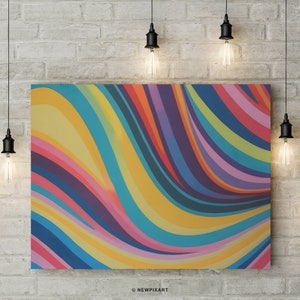 Abstract Printable Art, Digital Download, Aesthetic Printable Wall Art ...