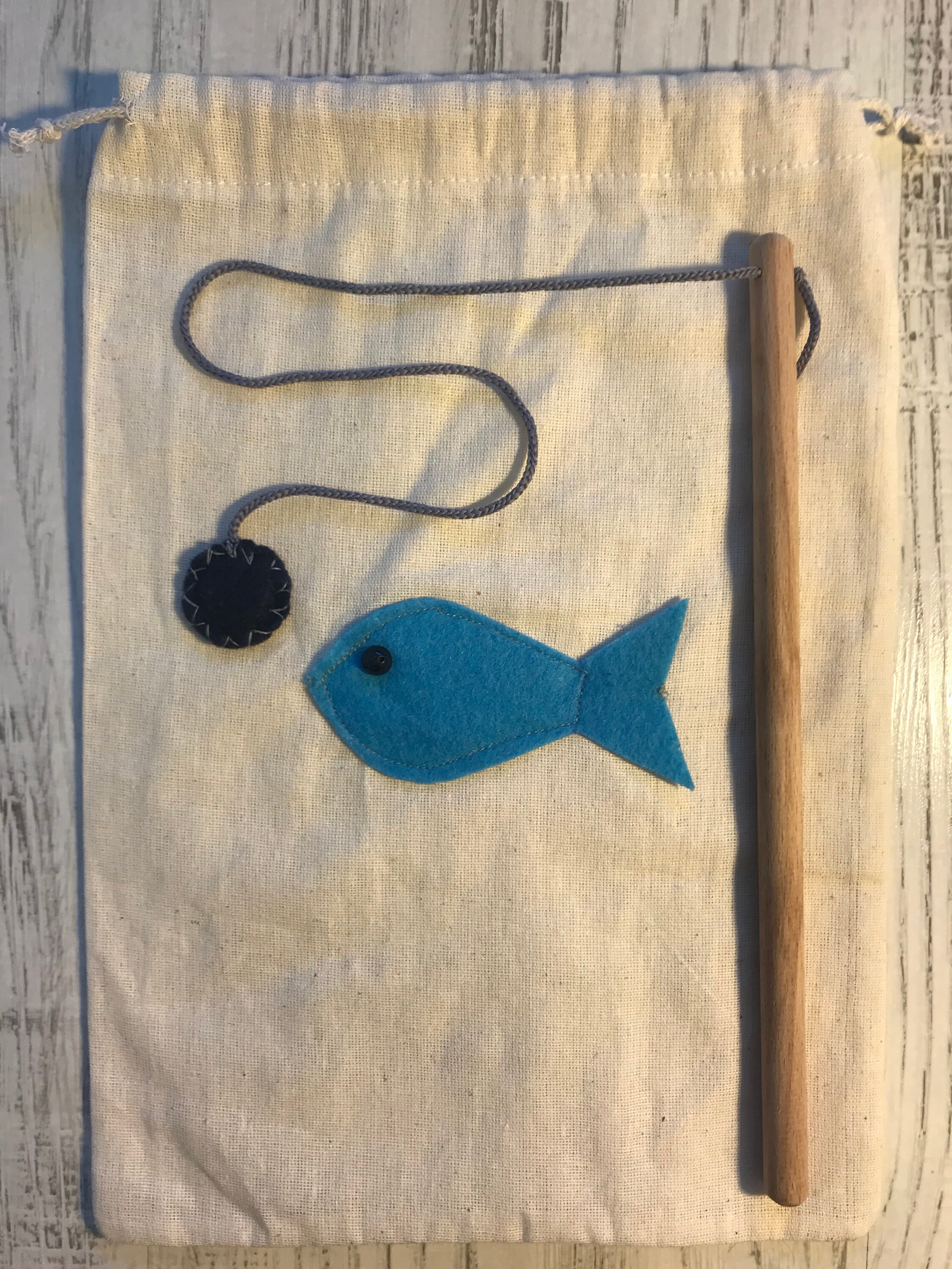 Felt Fishing Game: Montessori Fine Motor Skills Toy for Toddlers - Etsy