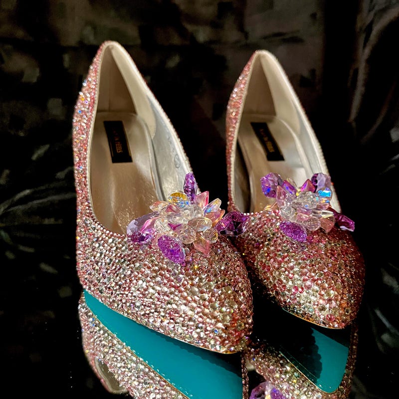 Crystal Shoes - Etsy