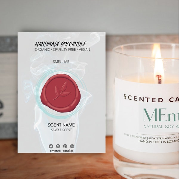 Scent Sample Card - Etsy