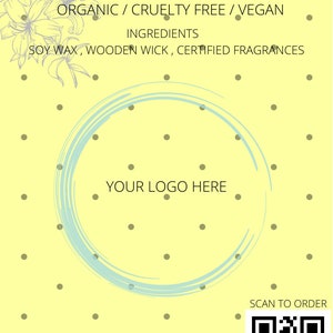 DIGITAL DOWNLOAD Smell Me Candle Sample Card Printable - Etsy