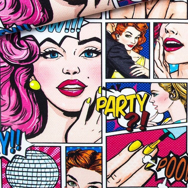 Comic Book Fabric - Etsy