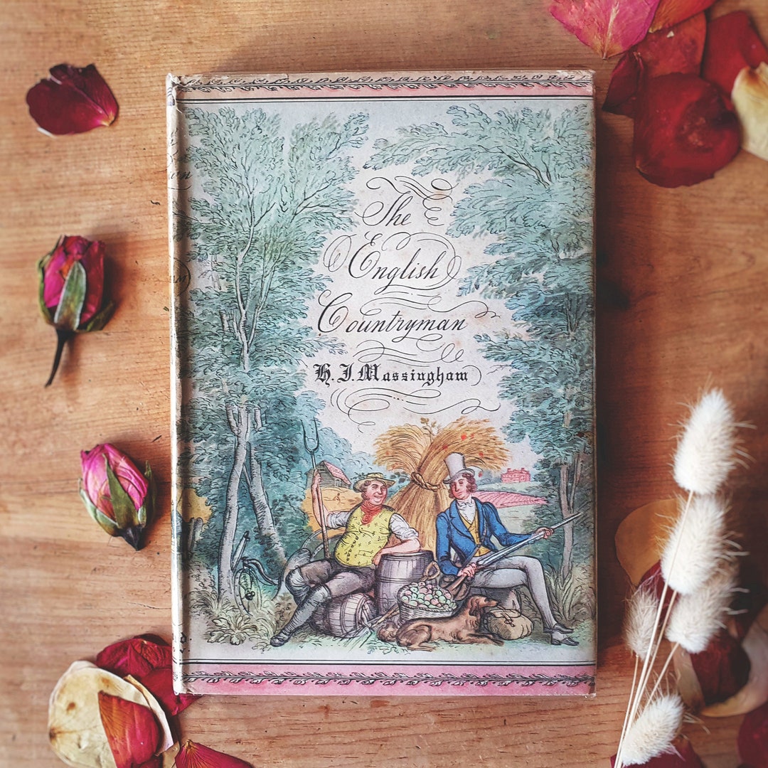 Vintage Book on the English Countryman. Quirky One for Lovers - Etsy