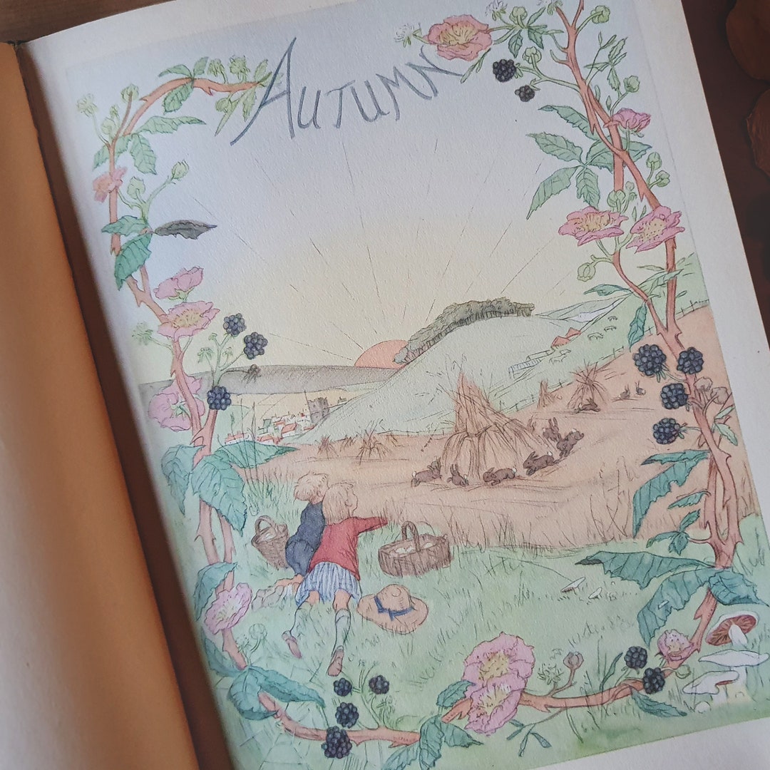 Very Pretty Illustrated Children's Book on the Changing Seasons. Gentle ...