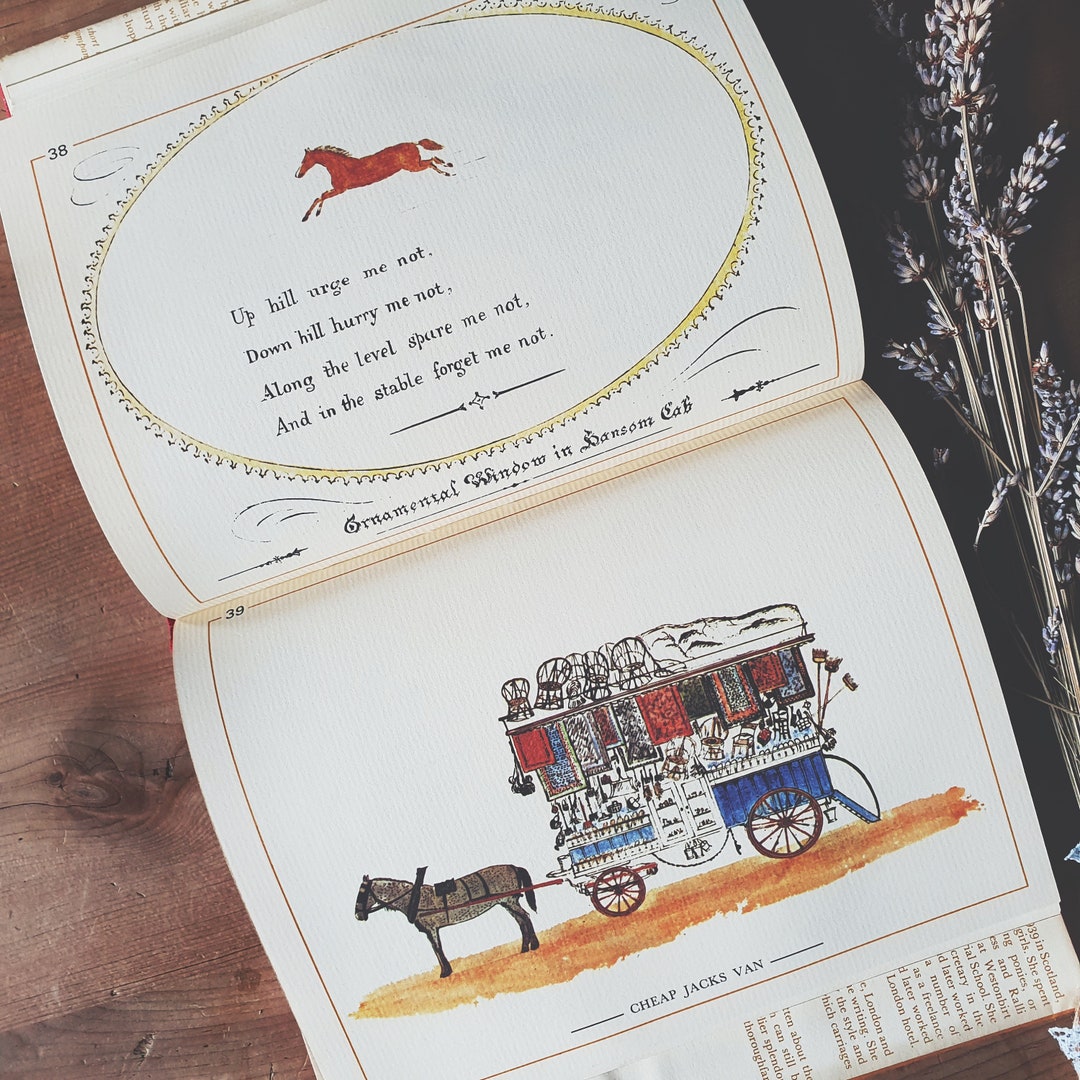 Niche Vintage Book of Carriages. Lovely Illustrations. Perfect for ...