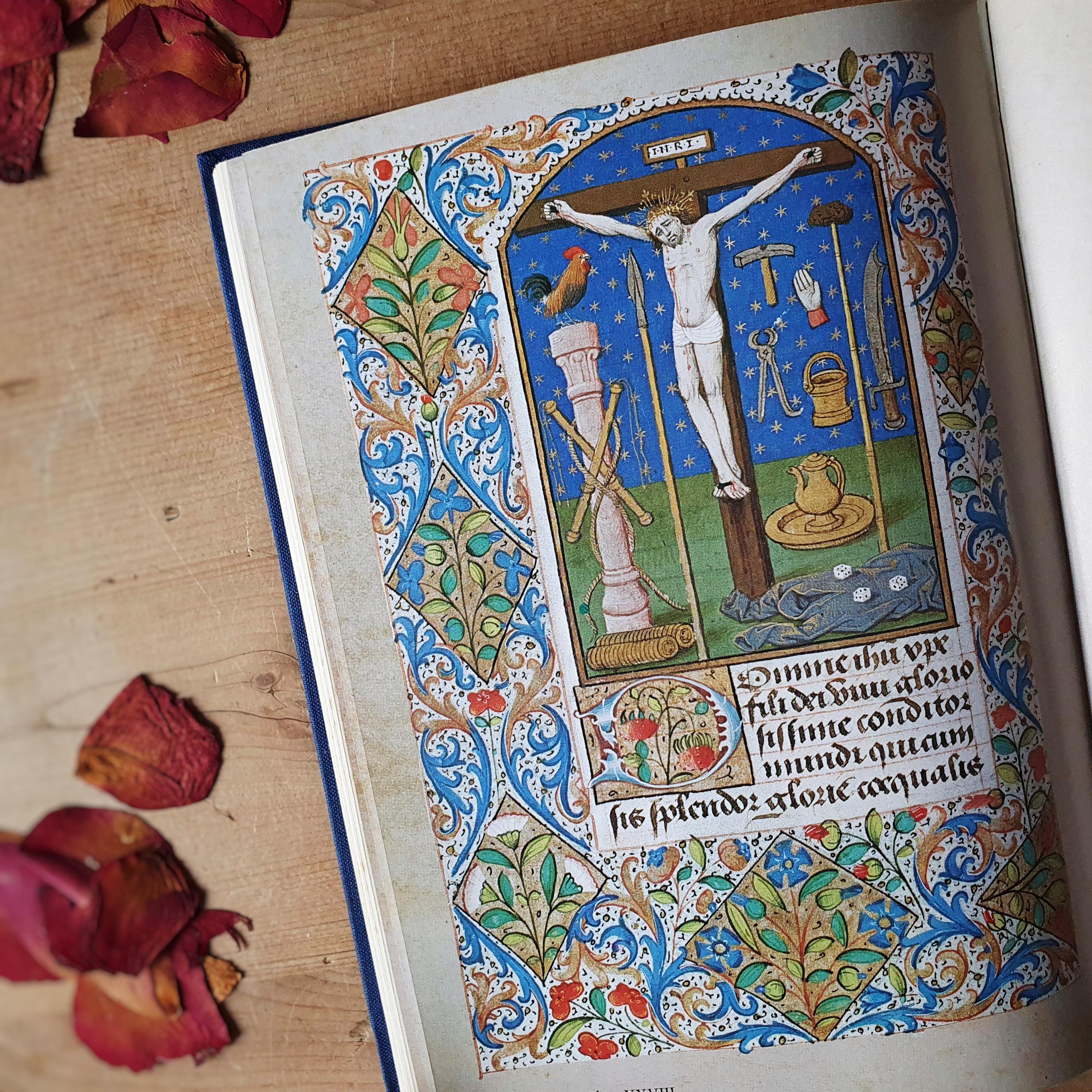 Striking Illuminated Book of Hours "the Playfair Hours". Vintage ...