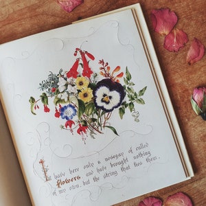 Very Pretty Vintage Flower Book. One for Your Arty Garden Pal. Country ...