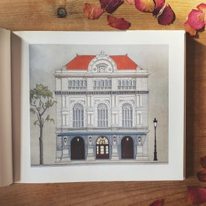 Niche! Vintage Book of European Opera Houses. Charming Illustrations ...