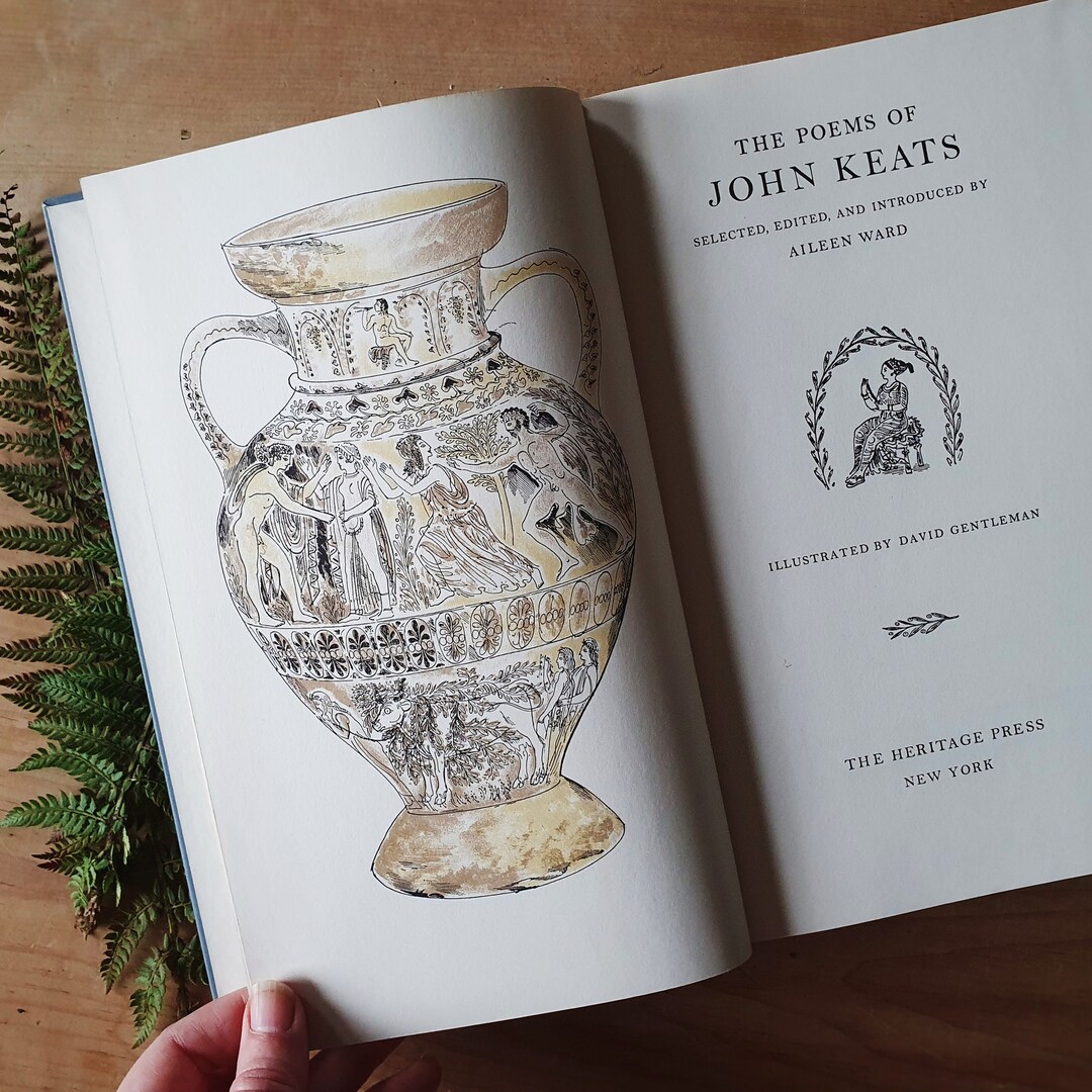 John Keats Poetry Book. Illustrated 1966 Heritage Press Edition. - Etsy